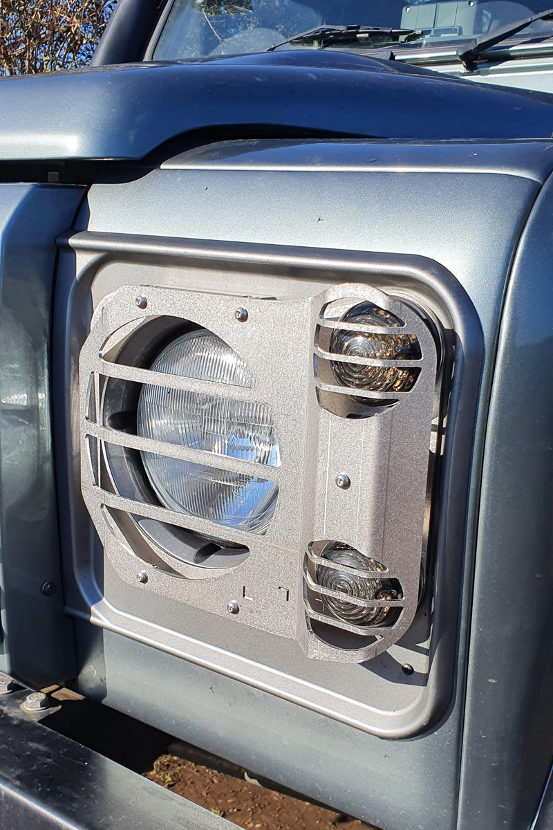 FAR Defender stainless steel headlamp guards – Far Corners