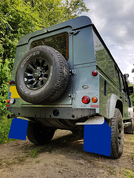 FAR - Defender 110 Rear Mudflaps – Far Corners
