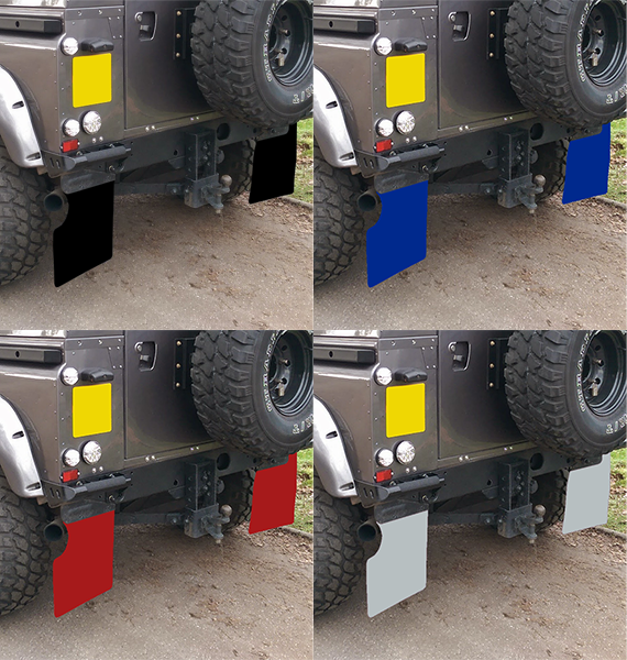 FAR - Defender 90 Rear Mudflaps – Far Corners